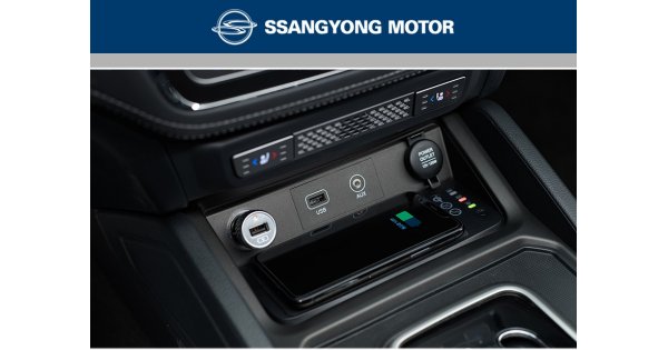 Rexton Sports : [SSANGYONG] Rexton Sports - 15W Wireless Quick Charger