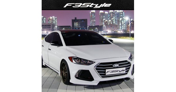 Avante AD : [F3S] Hyundai Avante AD - Front & Side Body Kit Aeroparts