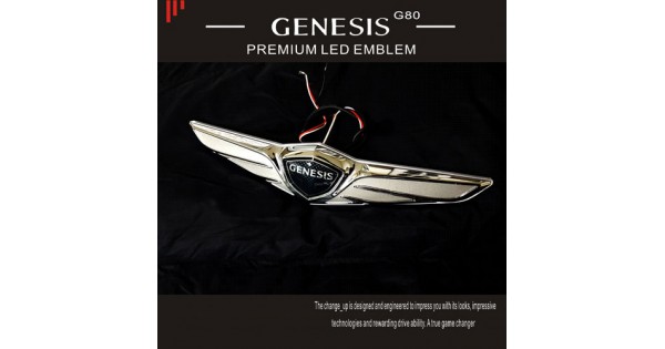 GENESIS : [CHANGE UP] Genesis G80 - Premium LED Trunk Emblem