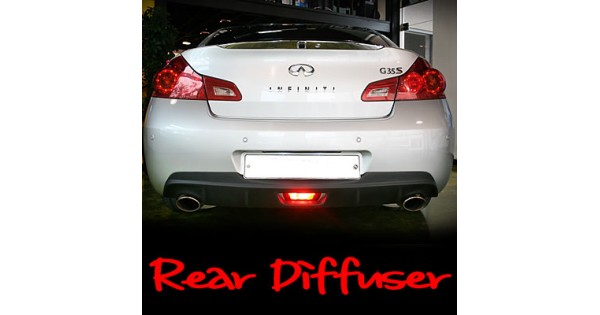 INFINITI : [MYRIDE] INFINITI G35 Sedan - Rear Diffuser
