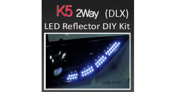 Headlights : [GOGOCAR] KIA K5 - Front Reflector 2Way LED Modules Set ...
