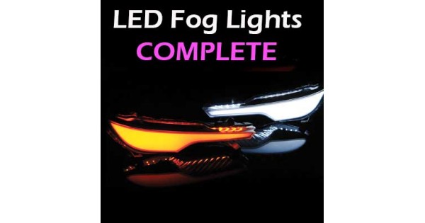 Lights : [EXLED] KIA K7 - LED Fog Lamp 2Way Complete Assy