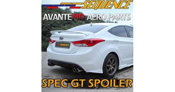 Avante MD : Задний спойлер SPEC-GT - Hyundai Avante MD (SEQUENCE)