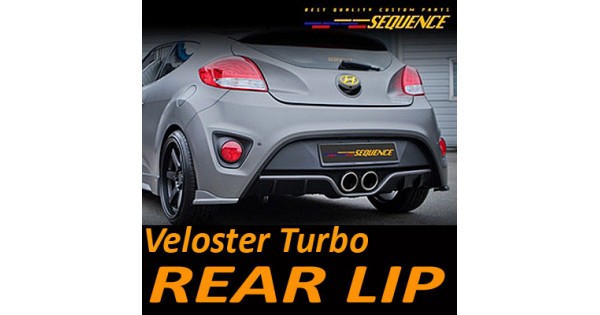 Aero Parts : [SEQUENCE] Hyundai Veloster Turbo - Performance Rear Lip