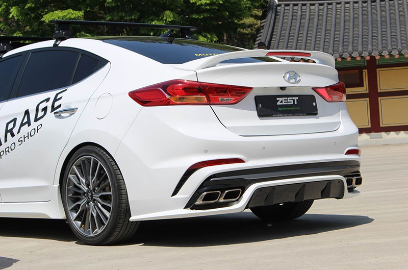 Avante AD : [ZEST] Hyundai Avante Sport - Rear Diffuser